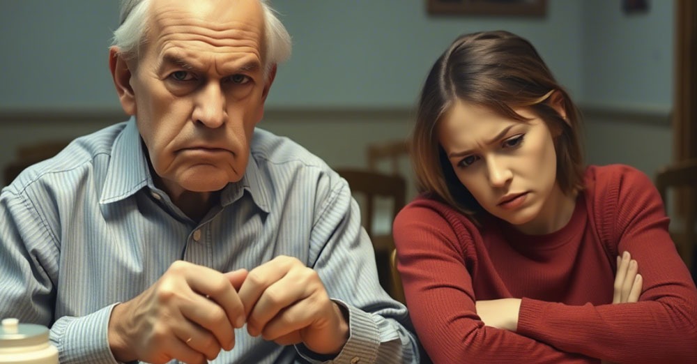 Не вытерпела и поставила нахального отца на место прямо перед дружками ...