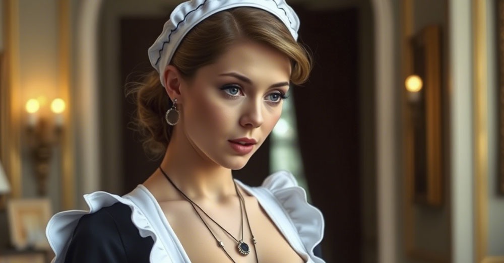 Уборщица отыскала в состоятельном особняке фото и древний кулон своей давно умершей бабули ...