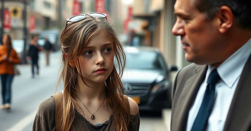 «Дяденька, придите домой пораньше», — сказала маленькая попрошайка. Он послушался и застал жену ...